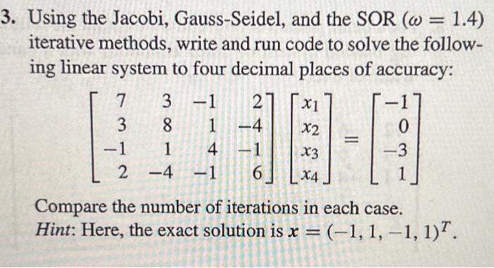 Solved please show me how to solve with steps. i will | Chegg.com
