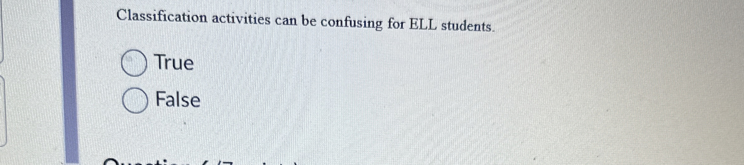 Solved Classification activities can be confusing for ELL | Chegg.com