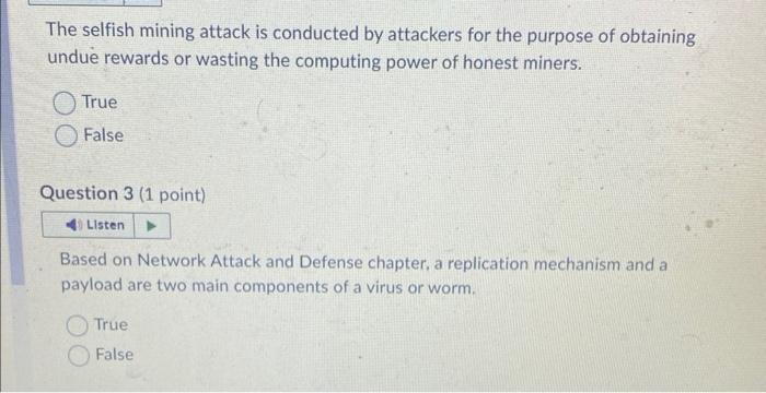 Solved The selfish mining attack is conducted by attackers | Chegg.com