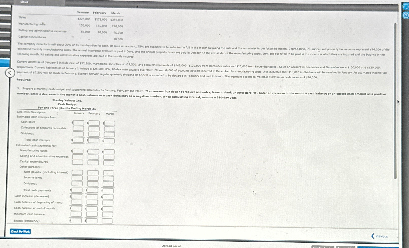 Solved (4)\table[[Sales,$225,000,$275,000,$350,000 | Chegg.com