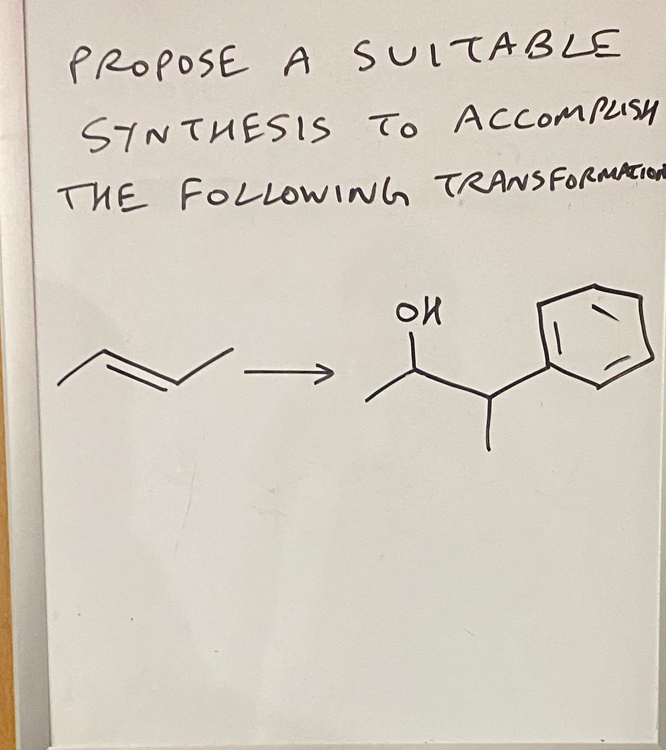 Solved PROPOSE A SUITABLE STNTHESIS TO ACCOMPLISH THE | Chegg.com Solved PROPOSE A SUITABLE STNTHESIS TO ACCOMPLISH THE | Chegg.com