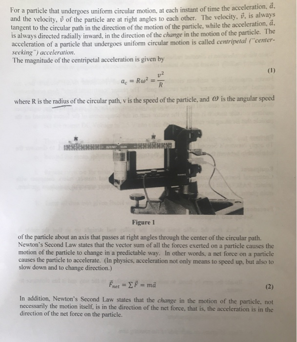 Solved For a particle that undergoes uniform circular | Chegg.com