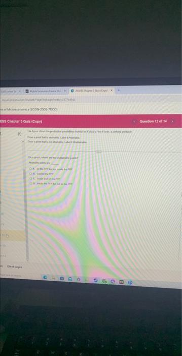 Solved The figure shows the production possibilities | Chegg.com