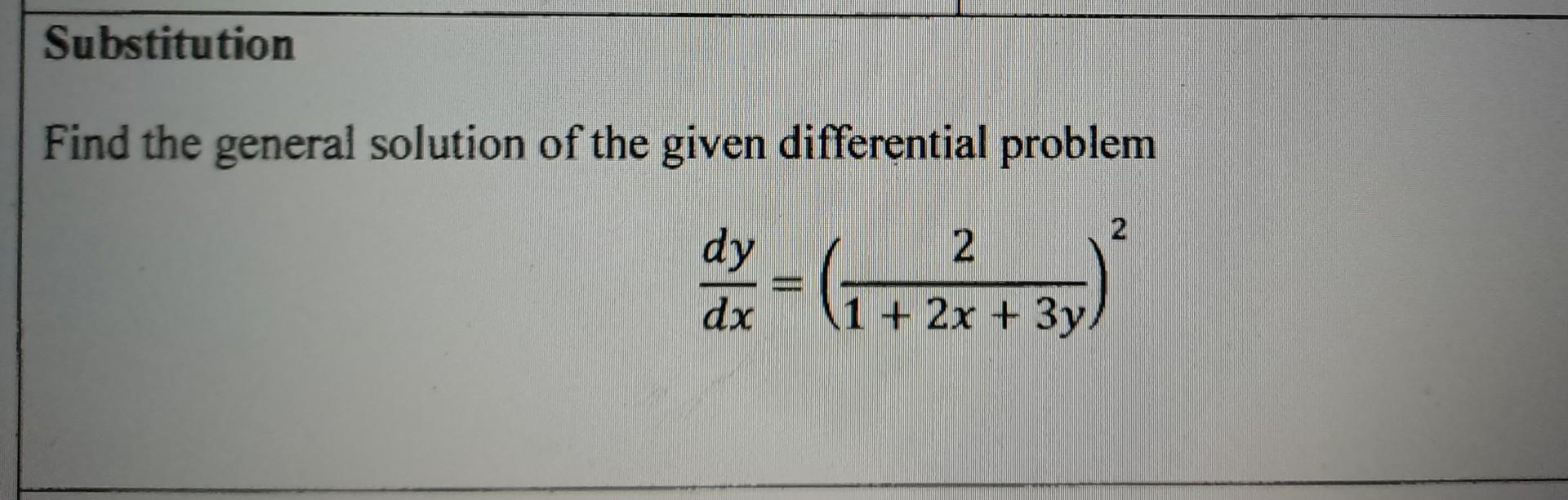 Solved Find the general solution of the given differential | Chegg.com