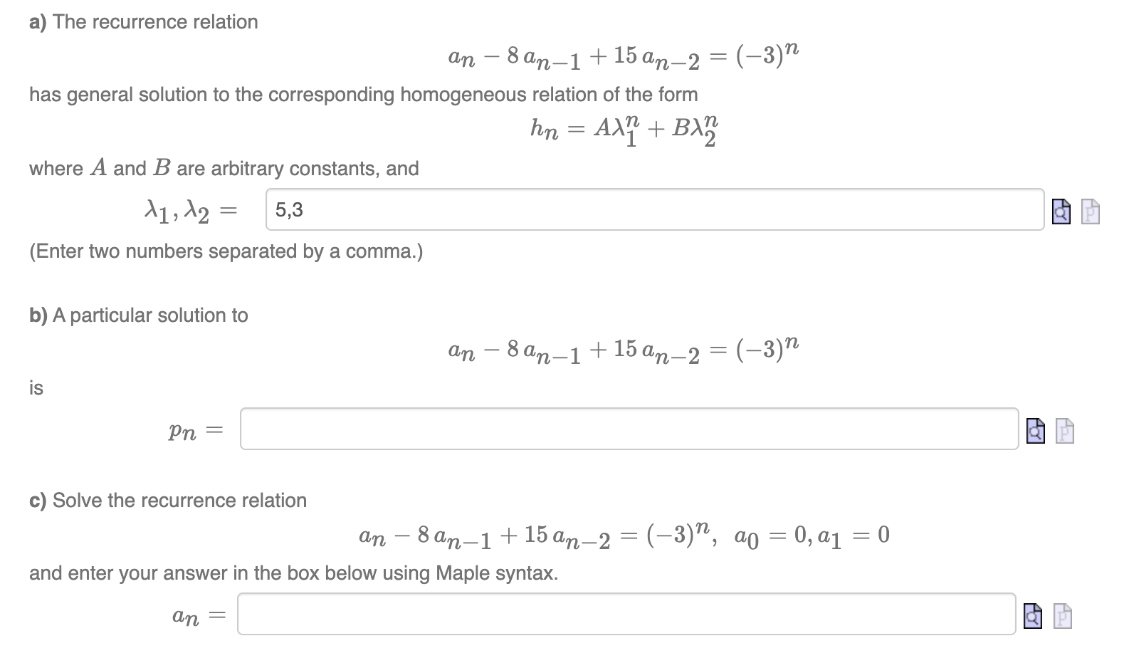 Solved Please provide detailed answers and show each step. | Chegg.com