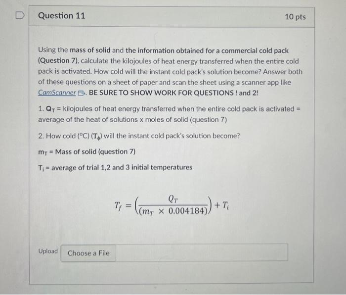 Using the mass of solid and the information obtained | Chegg.com