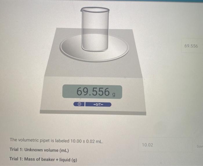 Solved Part 1 - Density of Unknown Liquid Use the images | Chegg.com