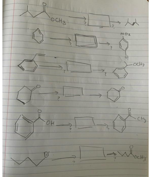 Solved could you help me filling in the these reaction? | Chegg.com
