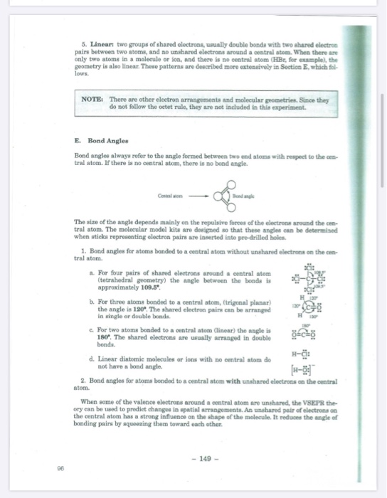 Solved EXPERIMENT 17 Lewis Structures and Molecular Models | Chegg.com