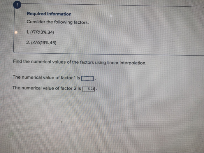 Solved Required Information Consider The Following Factors Chegg