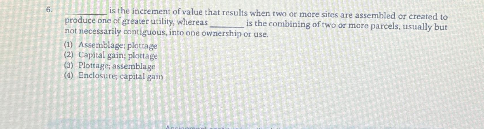 Solved is the increment of value that results when two or | Chegg.com