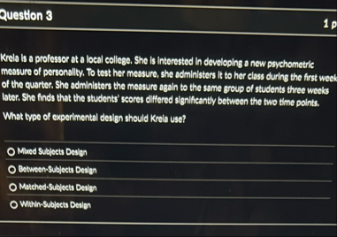 Solved Question 3Krela is a professor at a local college. | Chegg.com