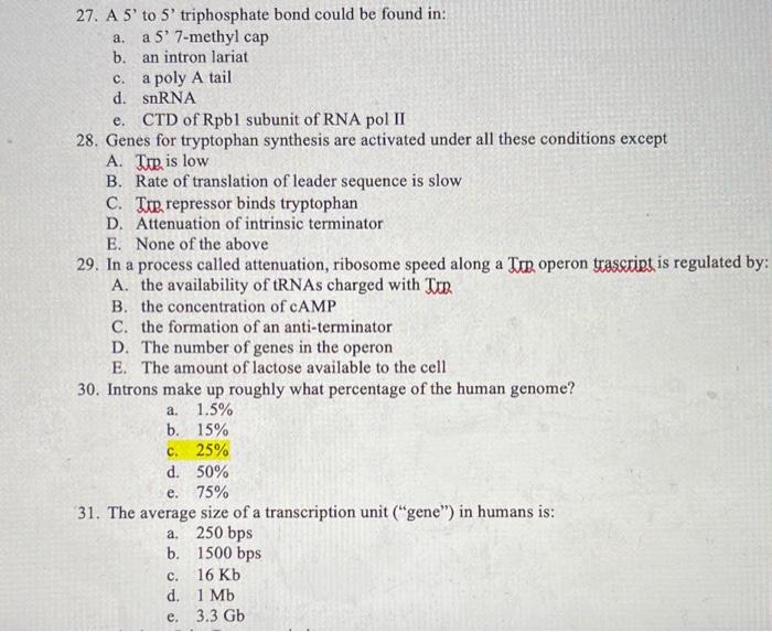 Solved i just want to check my answers! (only answer 27, 28, | Chegg.com