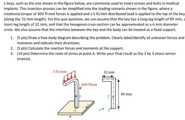 Solved L-keys, such as the one shown in the figure below, | Chegg.com