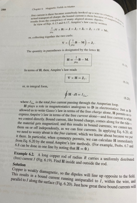 Solved Adv. electrodynamics Please help me answer 6.12 | Chegg.com