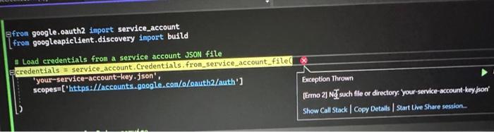 Solved how do i fix this exception? my output is showing a | Chegg.com