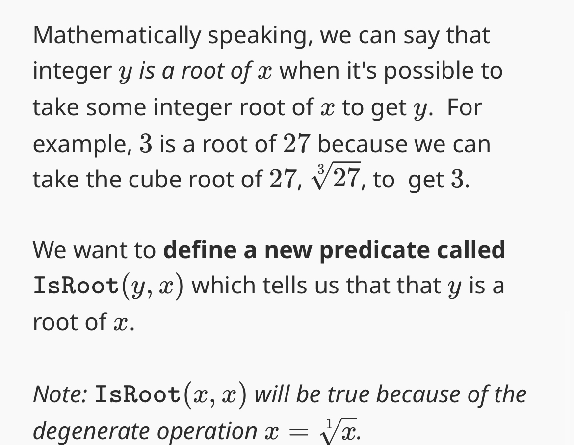 Solved Mathematically Speaking We Can Say That Integer Y 0473