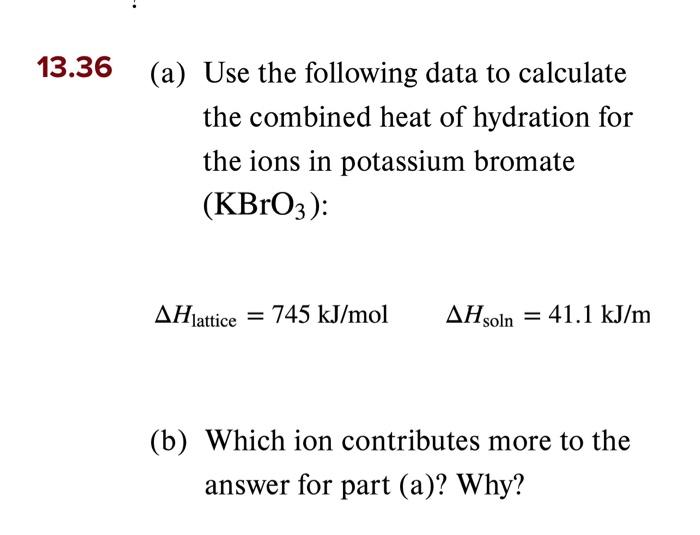 Solved (a) Use the following data to calculate the combined | Chegg.com