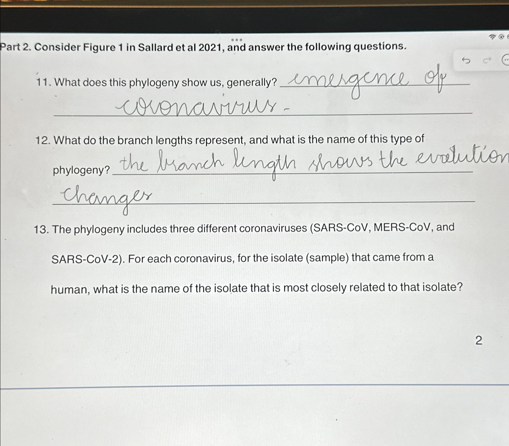 Solved Part 2. Consider Figure 1 in Sallard et al 2021, | Chegg.com Solved Part 2. Consider Figure 1 in Sallard et al 2021, | Chegg.com