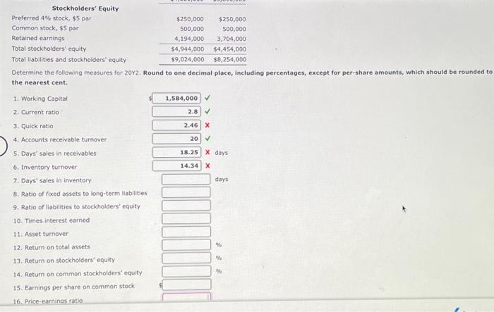 Solved Measures of liquidity, solvency, and profitability | Chegg.com