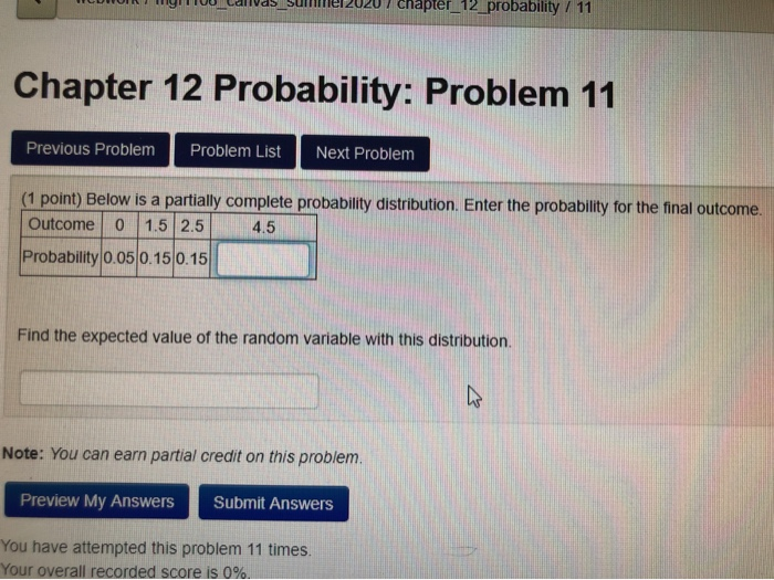 Solved chapter_12_probability / 11 Chapter 12 Probability: | Chegg.com