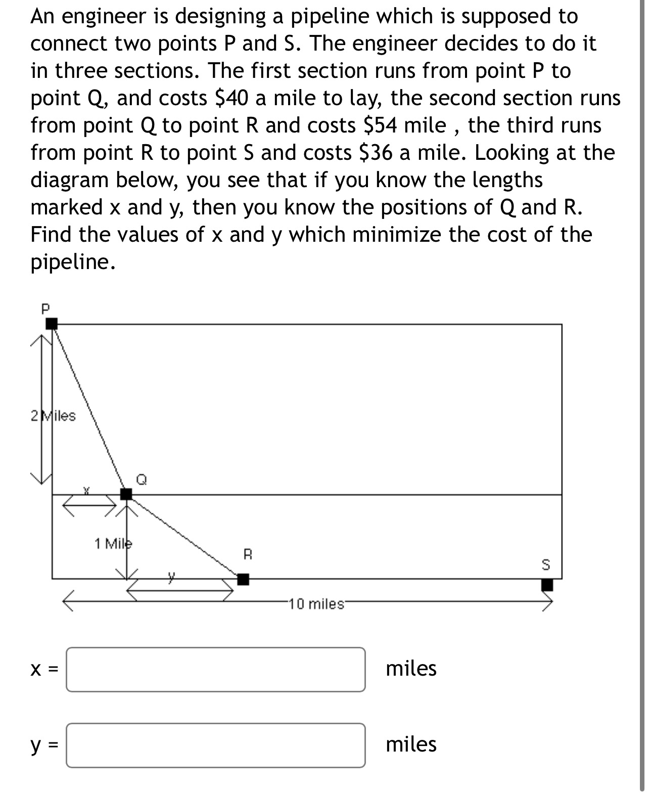 Solved An engineer is designing a pipeline which is supposed | Chegg.com