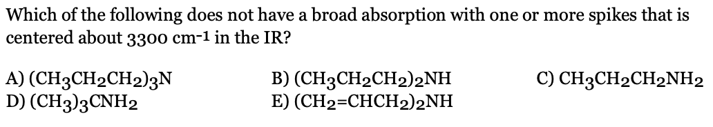 Solved Which of the following does not have a broad | Chegg.com