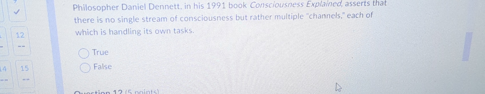 Solved Philosopher Daniel Dennett, in his 1991 ﻿book | Chegg.com
