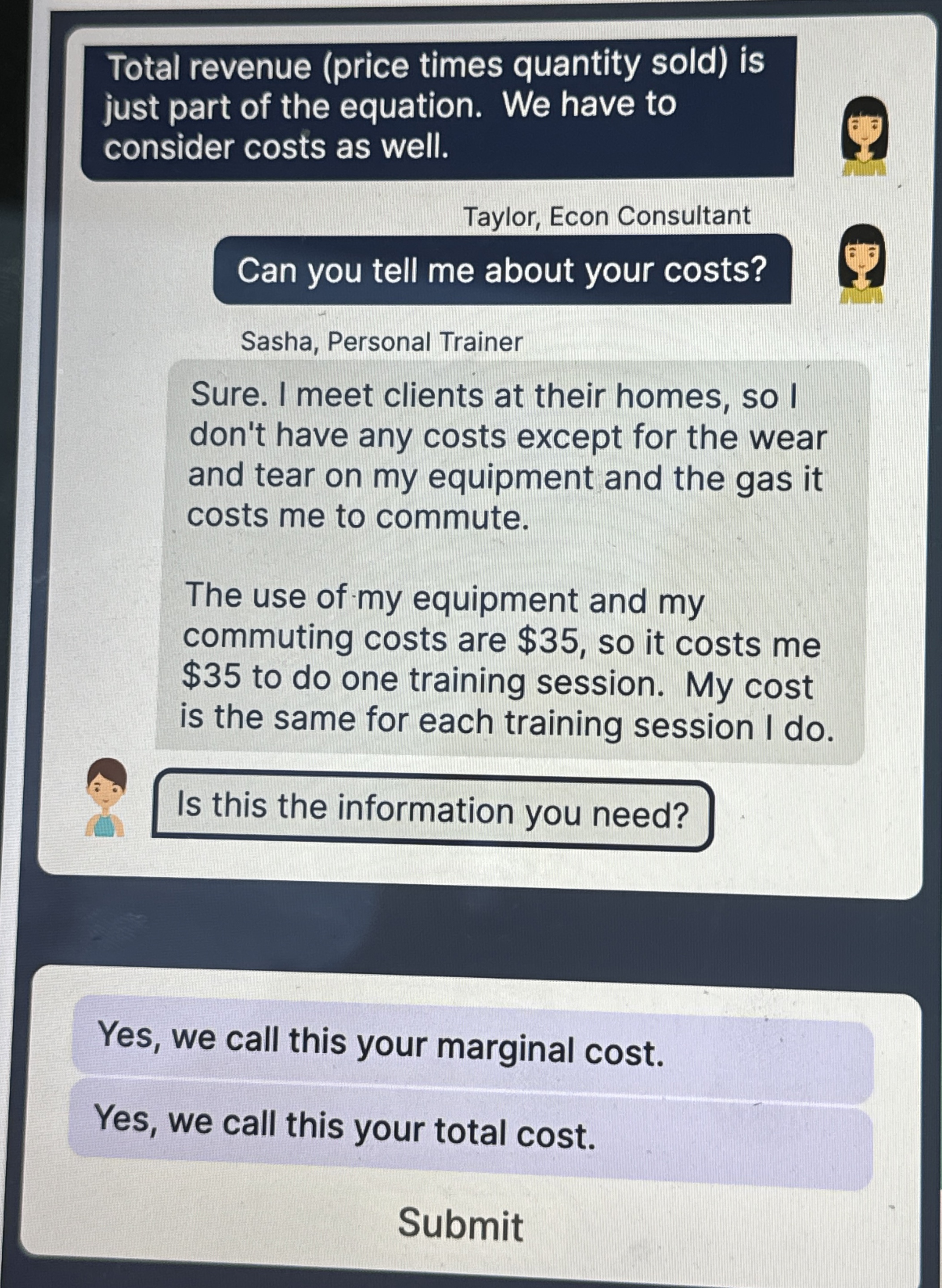 Solved Total revenue (price times quantity sold) ﻿is just | Chegg.com