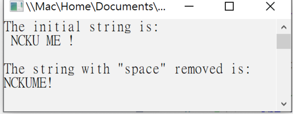 Solved C++ Spec: – User enters a string and the program has | Chegg.com