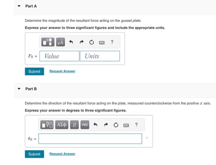 Solved Determine The Magnitude Of The Resultant Force Acting