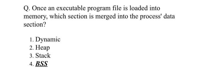 Solved Q. Benefits of dynamically linked libraries include: | Chegg.com