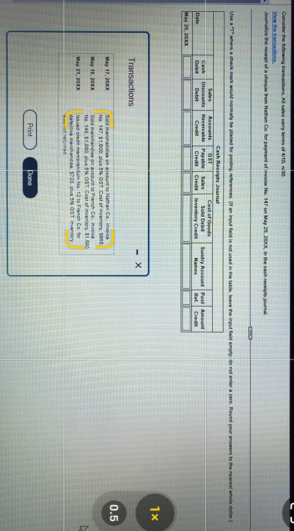 Solved Consider the following transactions. All sales carry | Chegg.com