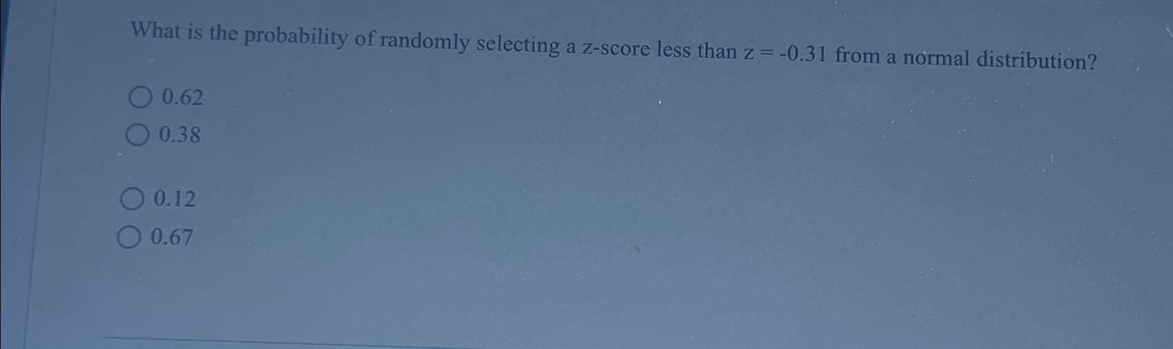 Solved What is the probability of randomly selecting a | Chegg.com