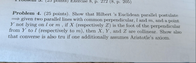 Solved Problem 4. ( 25 ﻿points). ﻿Show that Hilbert 's | Chegg.com