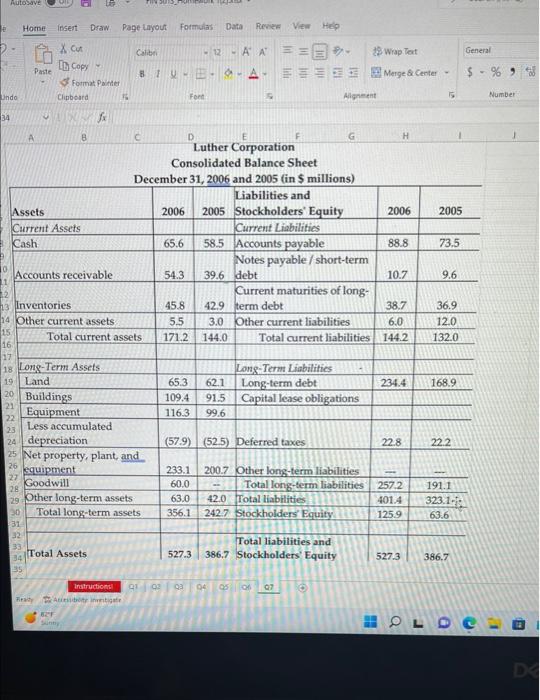Solved Home insert Draw Pagetayout formulas Data Revere Vew | Chegg.com