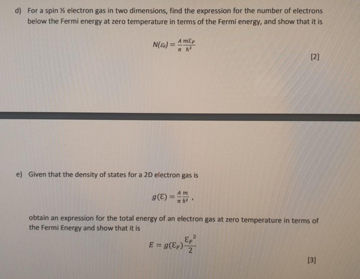 Solved Consider a two-dimensional (2D) quantum gas contained | Chegg.com