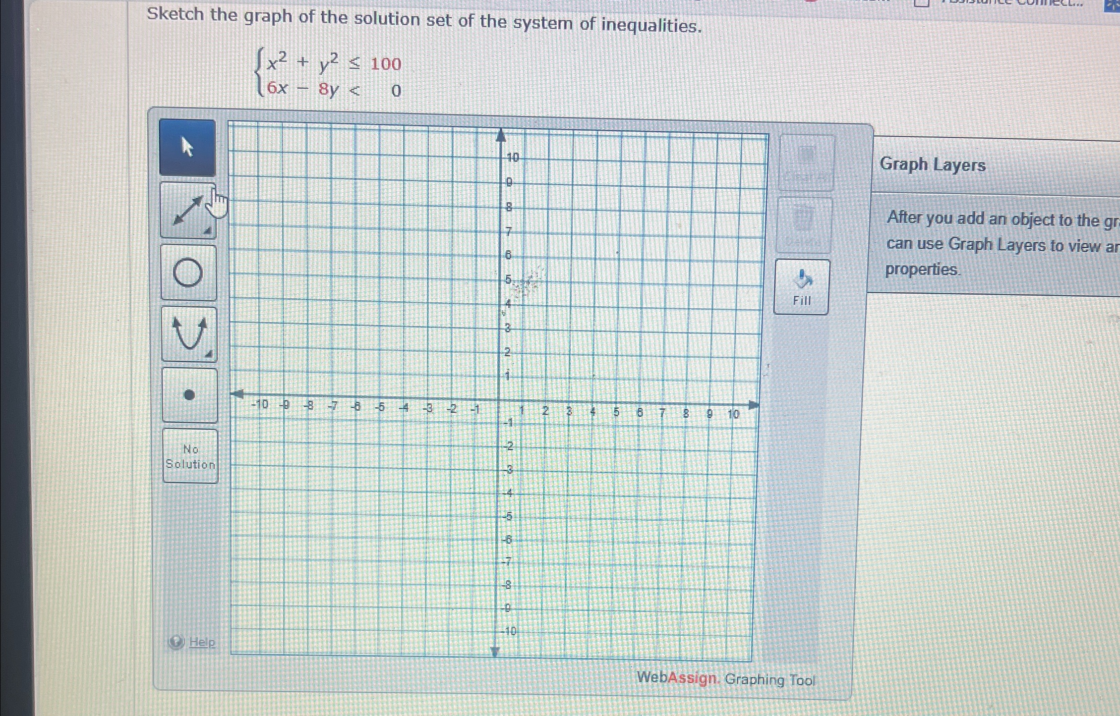Solved Sketch the graph of the solution set of the system of | Chegg.com