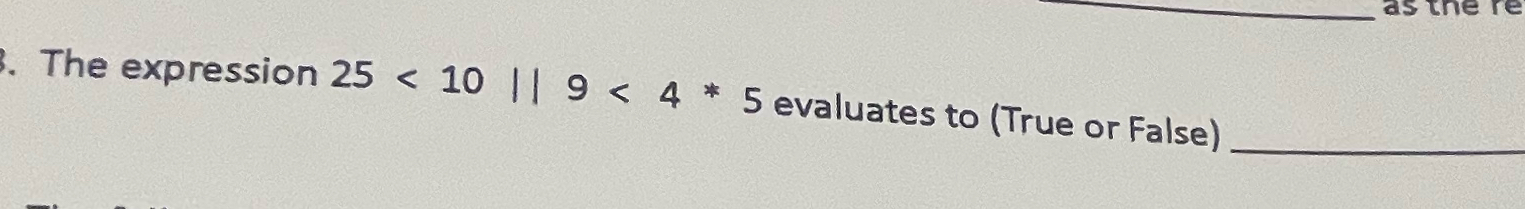 Solved The expression 25