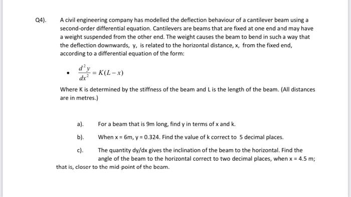 Solved Q4). A civil engineering company has modelled the | Chegg.com