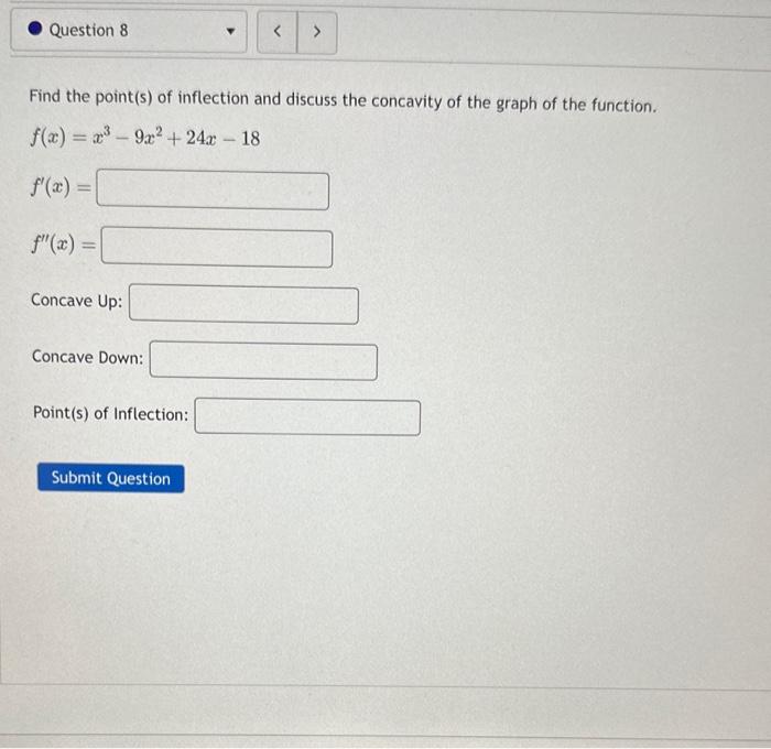 Solved Find the point(s) of inflection and discuss the | Chegg.com