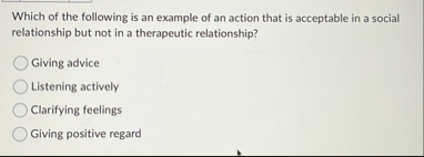 Solved Which of the following is an example of an action | Chegg.com