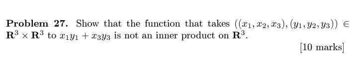 Solved Problem 27. Show that the function that takes | Chegg.com