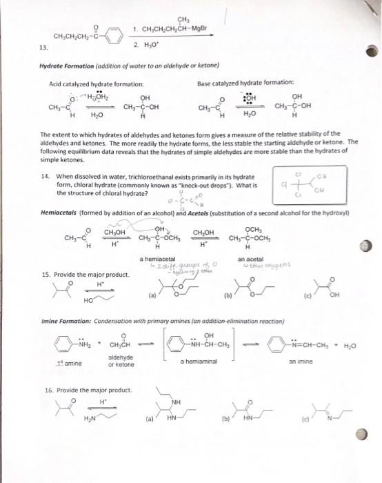 Solved 1) NaBH4 / ethanol 9. 2) H3O+ 1. LiAlH4 / diethyl | Chegg.com