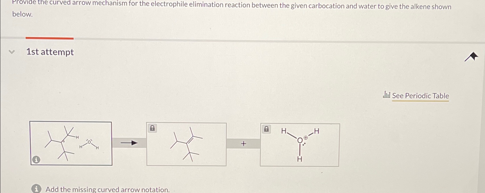 Solved Provide the curved arrow mechanism for the | Chegg.com