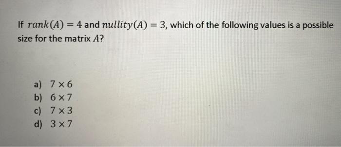 Solved If A is a 4 x 4 square matrix such that A3 14, then | Chegg.com