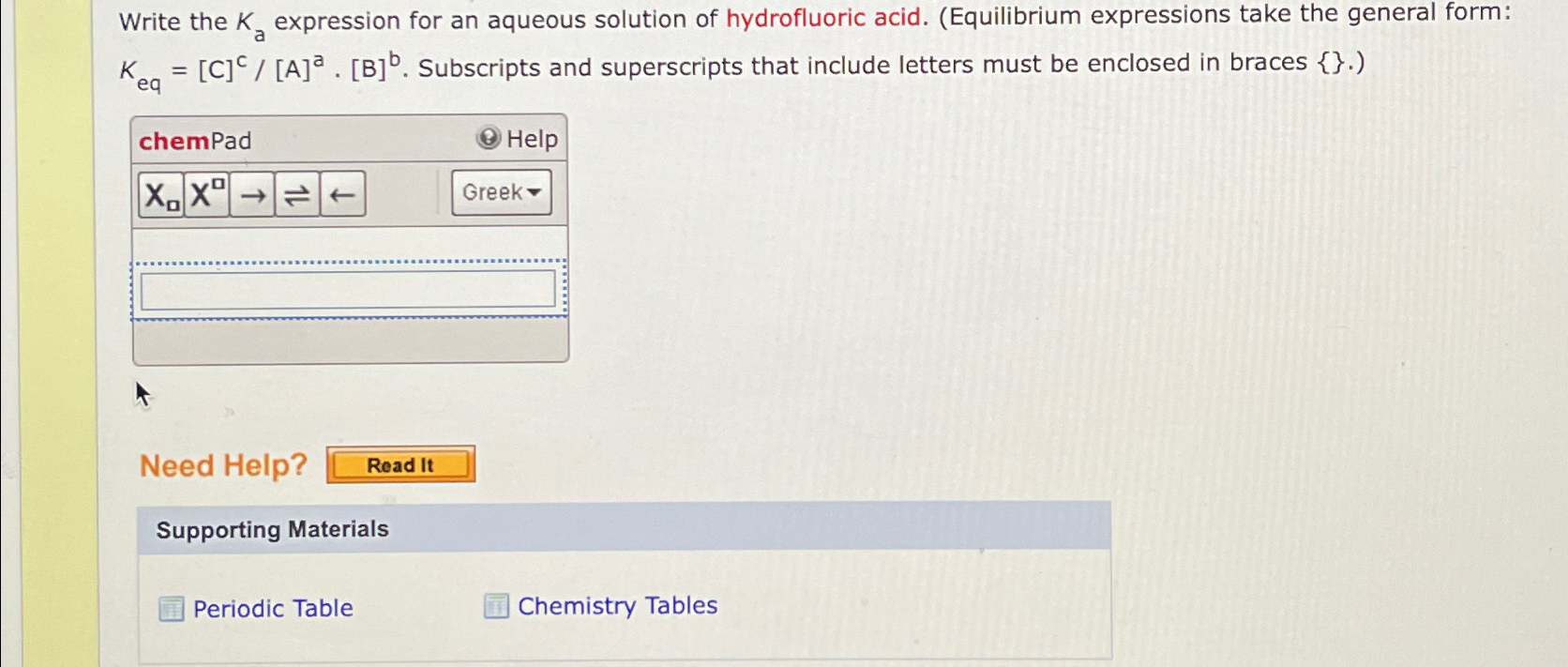 Solved Write the Ka ﻿expression for an aqueous solution of | Chegg.com