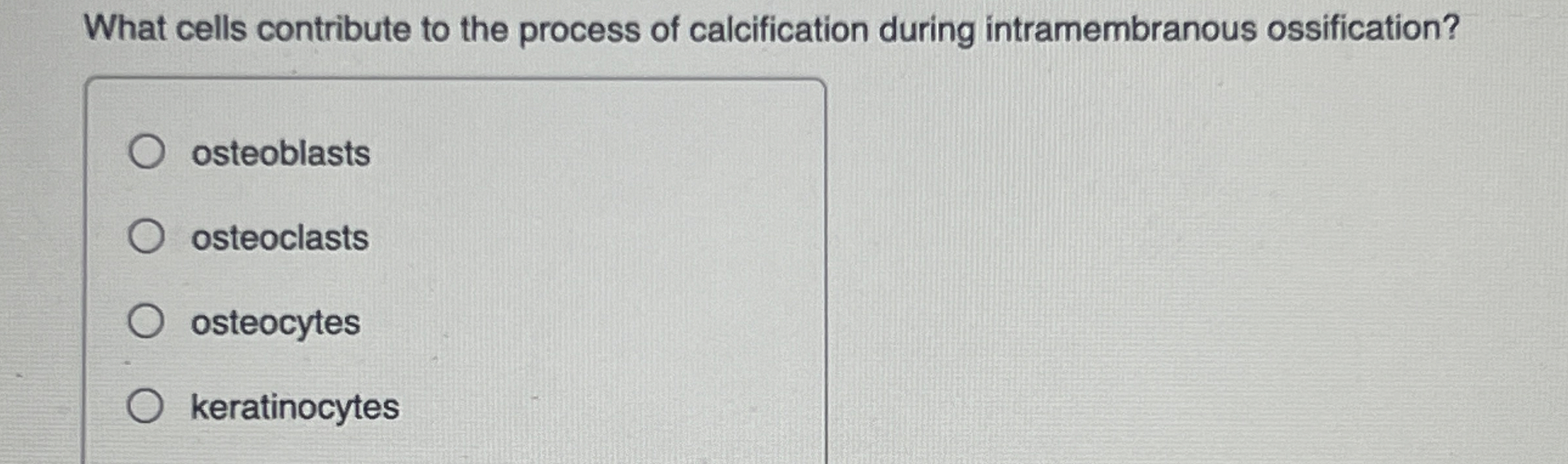 Solved What cells contribute to the process of calcification | Chegg.com