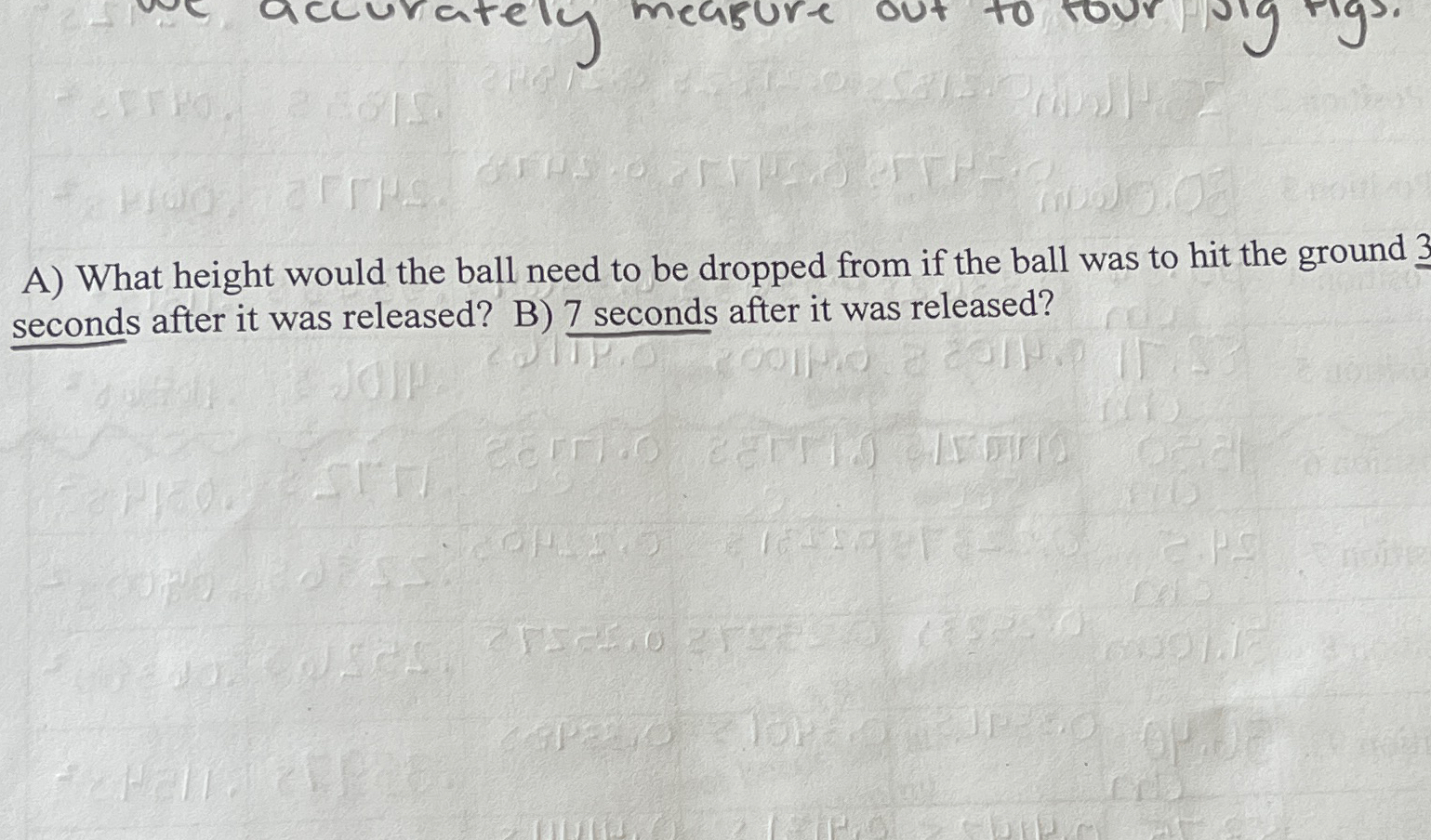 Solved A) ﻿What height would the ball need to be dropped | Chegg.com