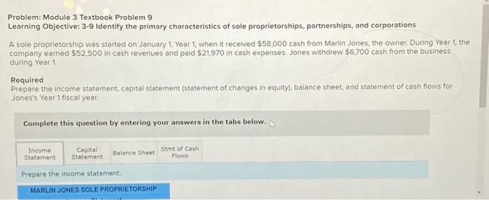 Solved Problem: Module 3 Textbook Problem 9 Learning | Chegg.com